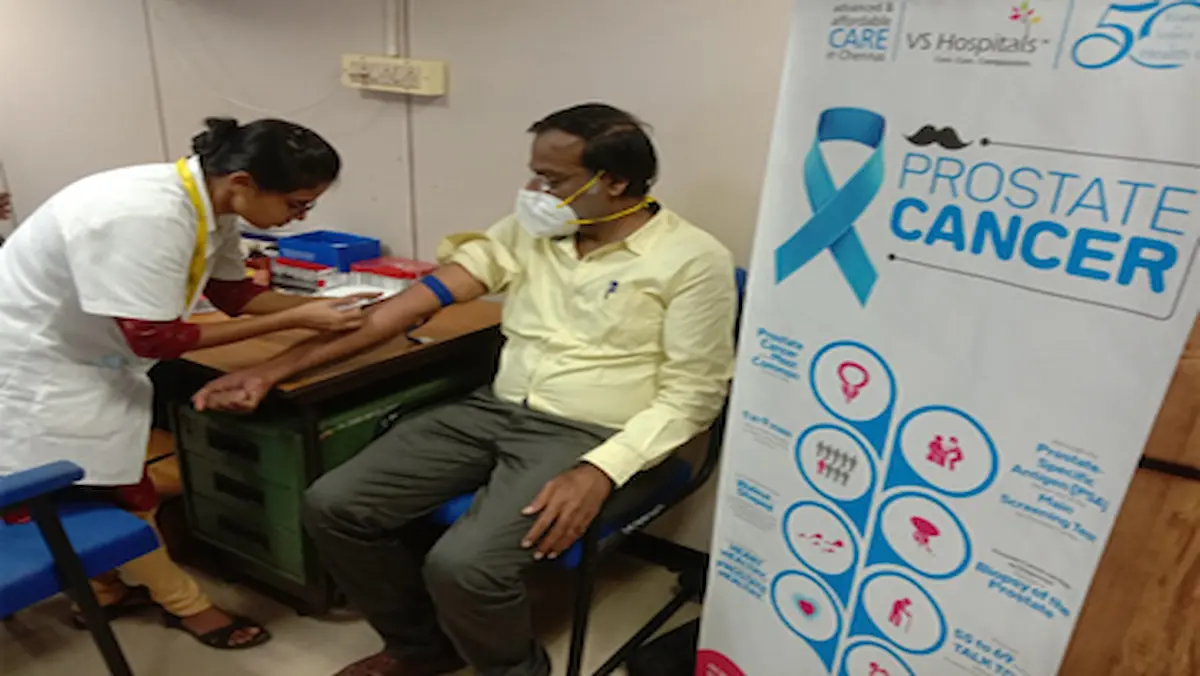ONGC Egmore PSA Blood Sample Collection VS Medical Trust